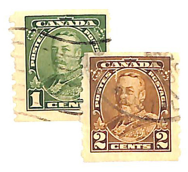 228-29 - 1935 Canada - Mystic Stamp Company