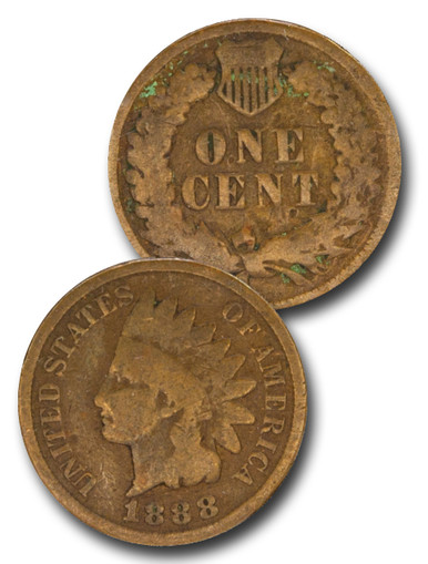 CP-888 - 1888 Indian Head Penny - Mystic Stamp Company