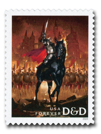 5917 - 2024 First-Class Forever Stamp - Dungeons & Dragons: Death ...