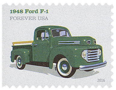 5103 - 2016 First-Class Forever Stamp - Pickup Trucks: 1948 Ford F-1 ...