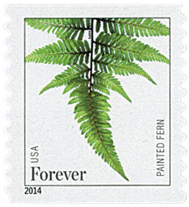 4976 - 2015 First-Class Forever Stamp - Ferns (with microprinting ...