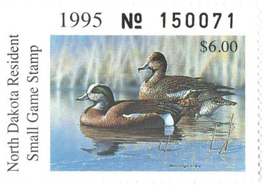 SDND69 - 1995 North Dakota State Duck Stamp - Mystic Stamp Company