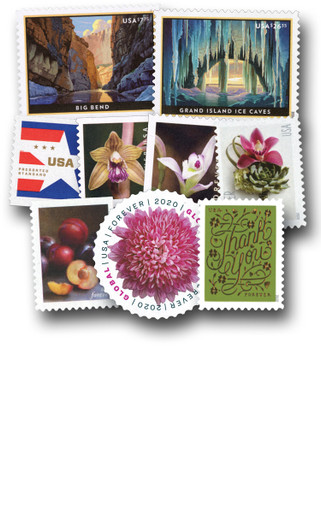 YS2020D - 2020 Regular Issue Year Set - 38 Stamps - Mystic Stamp Company