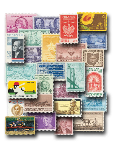 M6243 - 1945-69 US Commemorative Collection, Mint, 361 Stamps - Mystic ...
