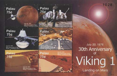 M11182 - 2006 Palau 30th Anniversary Viking 1 - Mystic Stamp Company