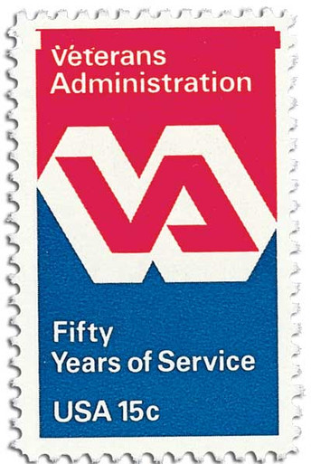 1825 - 1980 15c Veterans Administration - Mystic Stamp Company