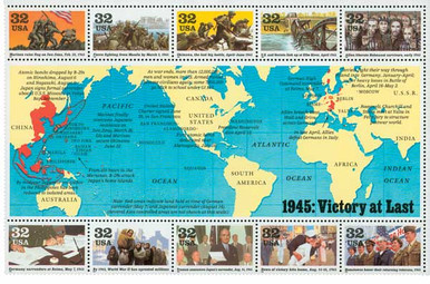 2981 - 1995 32c World War II: Victory at Last - Mystic Stamp Company