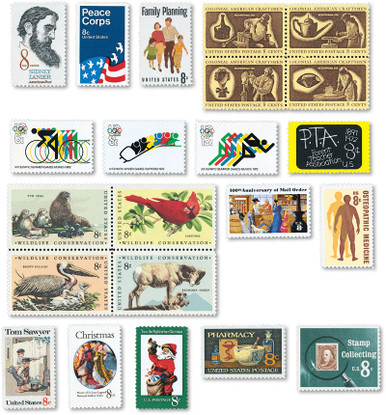 YS1972 - 1972 Commemorative Stamp Year Set - Mystic Stamp Company