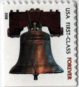 4125b - 2008 42c non-den. Forever Stamp - Mystic Stamp Company