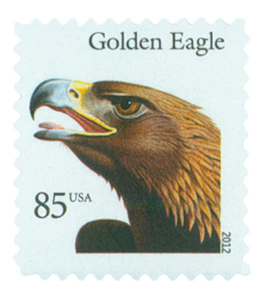 4610 - 2012 85c Birds of Prey: Golden Eagle - Mystic Stamp Company