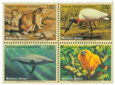 UNG246-49 - 1994 Endangered Species - Mystic Stamp Company