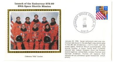 STS89L - STS-89 Launch Cover - Mystic Stamp Company