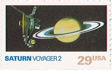 2574 - 1991 29c Space Exploration: Saturn - Mystic Stamp Company