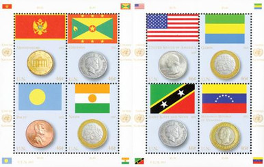 UN1078 - 2013 46c Coin and Flag Series - Mystic Stamp Company