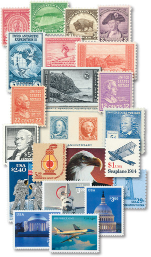 M12161 - 1930-76 US Stamp Collection, Unused with Small Imperfections ...