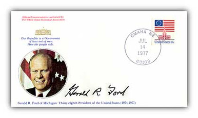 96120 - 1977 Gerald Ford Commemorative Cover - Mystic Stamp Company
