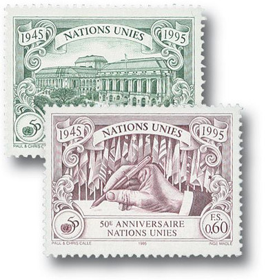UNG270-71 - 1995 United Nations 50th Anniversary - Mystic Stamp Company