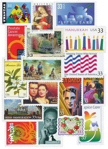 YS1999 - 1999 Commemorative Stamp Year Set - Mystic Stamp Company