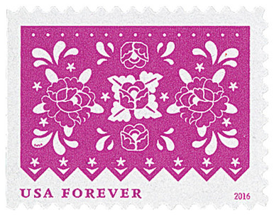 5089 - 2016 First-Class Forever Stamp - Colorful Celebrations: Pink ...