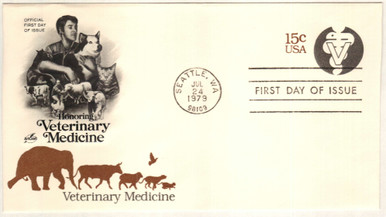 U595 - 1979 15c Stamped Envelopes and Wrappers - Veterinary Medicine ...