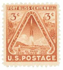 976 - 1948 3c Fort Bliss Centennial - Mystic Stamp Company