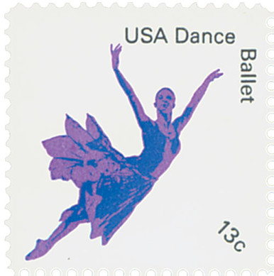 1749 - 1978 13c American Dance: Ballet - Mystic Stamp Company