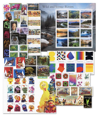 YS2019A - 2019 Complete Year Set, 116 stamps - Mystic Stamp Company