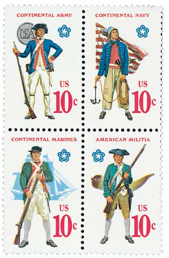 1565-68 - 1975 10c U.S. Military Uniforms - Mystic Stamp Company