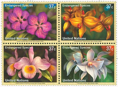 UN876-79 - 2005 Endangered Species - Mystic Stamp Company