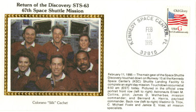 STS63R - STS-63 Return Cover - Mystic Stamp Company