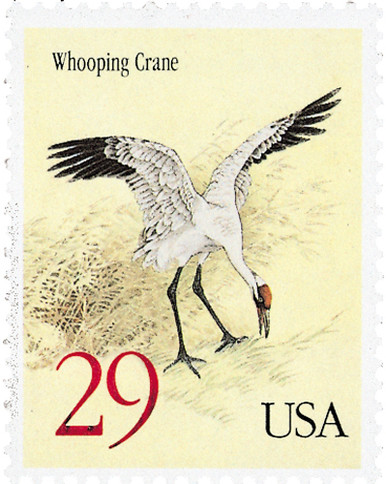 2868 - 1994 29c Whooping Crane - Mystic Stamp Company