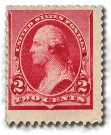 220 - 1890 2c Washington, carmine - Mystic Stamp Company