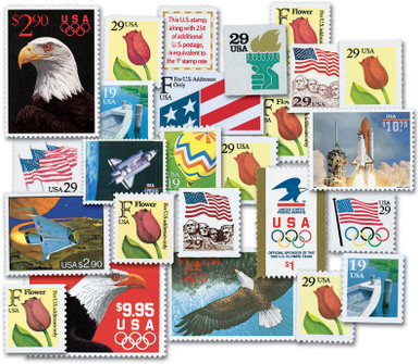 YS1991D - 1991 Complete Regular Issues, 25 stamps - Mystic Stamp Company