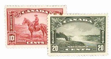 223//25 - 1935 Canada - Mystic Stamp Company
