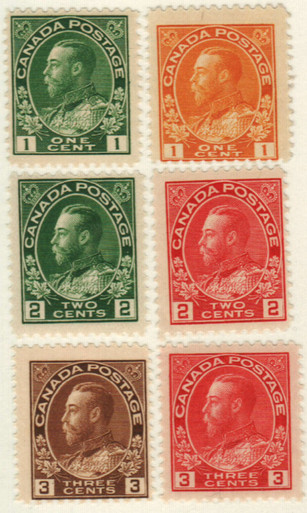 104-09 - 1911-23 Canada - Mystic Stamp Company
