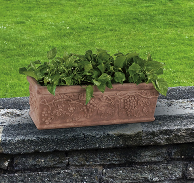 Buy 40" Grapevine Planter Box - Henri Studio Concrete Planters - Four ...