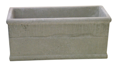 Buy 16" Extra Large Trough Planter - Concrete Planters - Four Seasons ...