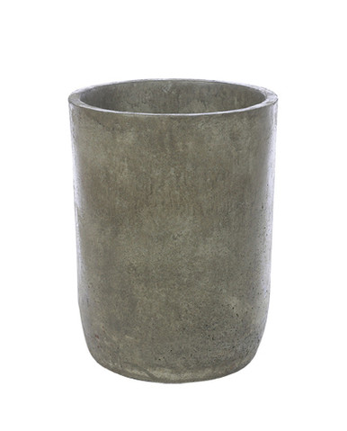 Buy 23" Large Round Bottom Cylinder Pot - Concrete Planters - Four ...