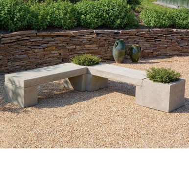 BUY 82" Modular Bench Configuration 2 - Campania Concrete Benches ...