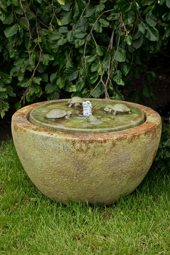 BUY 14" Gathering Turtles Fountain - Henri Studio Outdoor Fountains ...