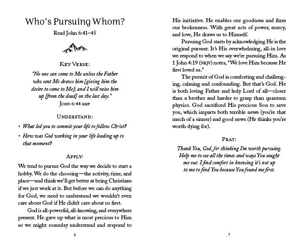 The 5-Minute Bible Study for Men: Pursuing God