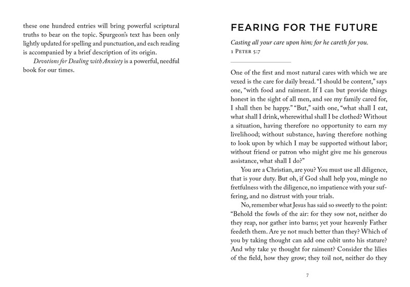 Devotions for Dealing with Anxiety