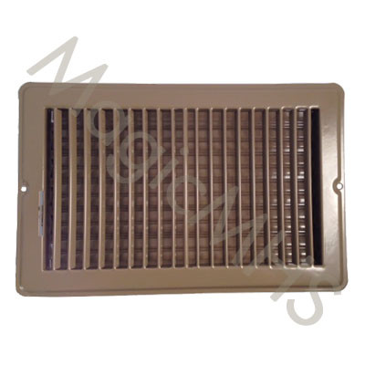 6" x 10" Floor Register - Brown