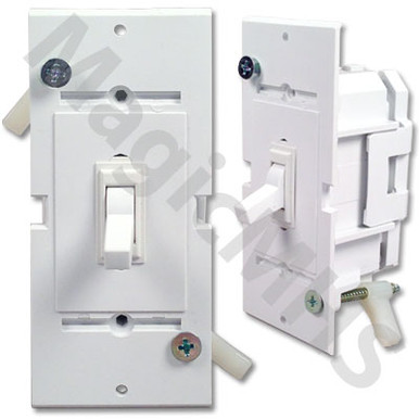 Wirecon Self Contained Toggle Switch - White