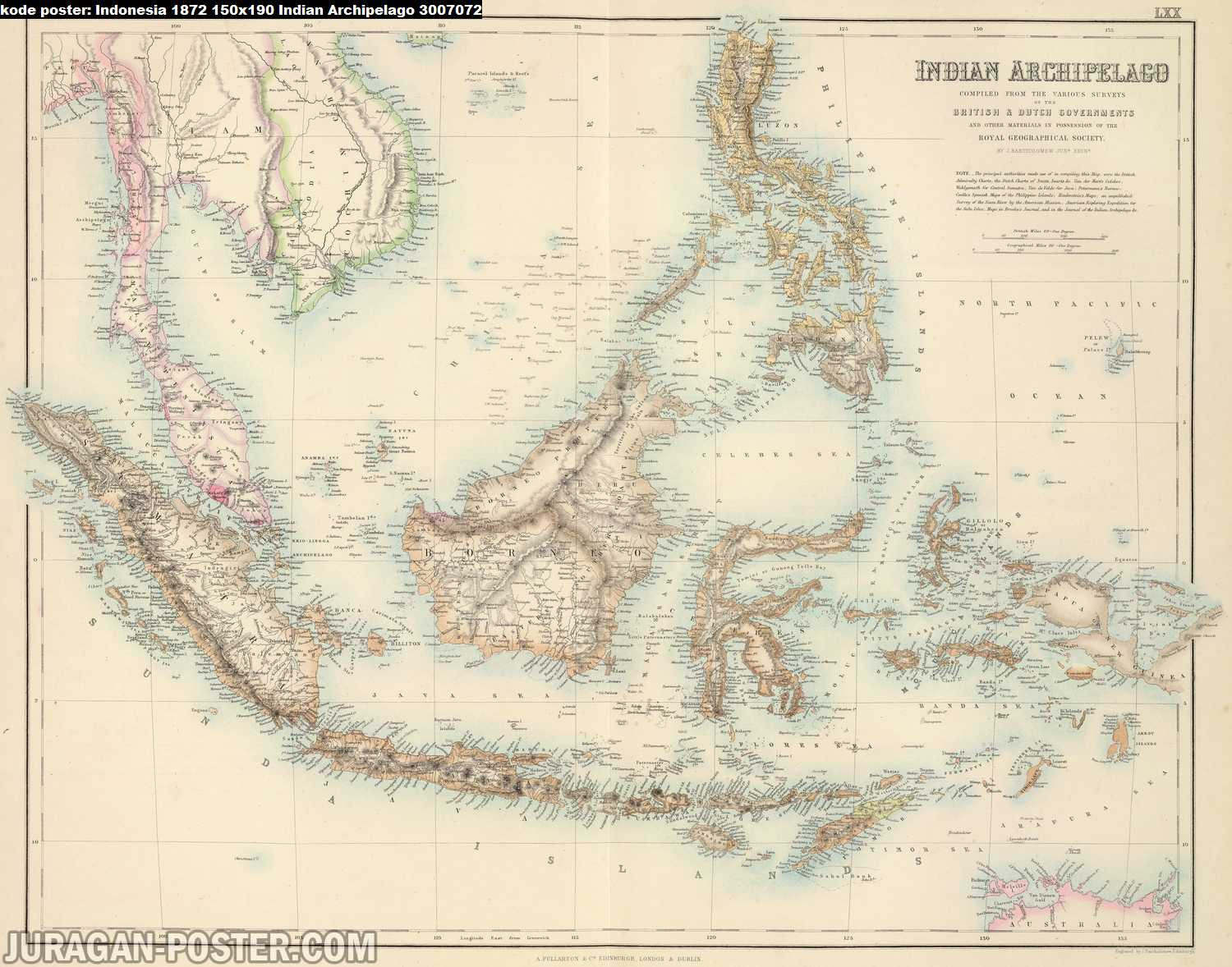 peta indonesia kuno tahun 1895