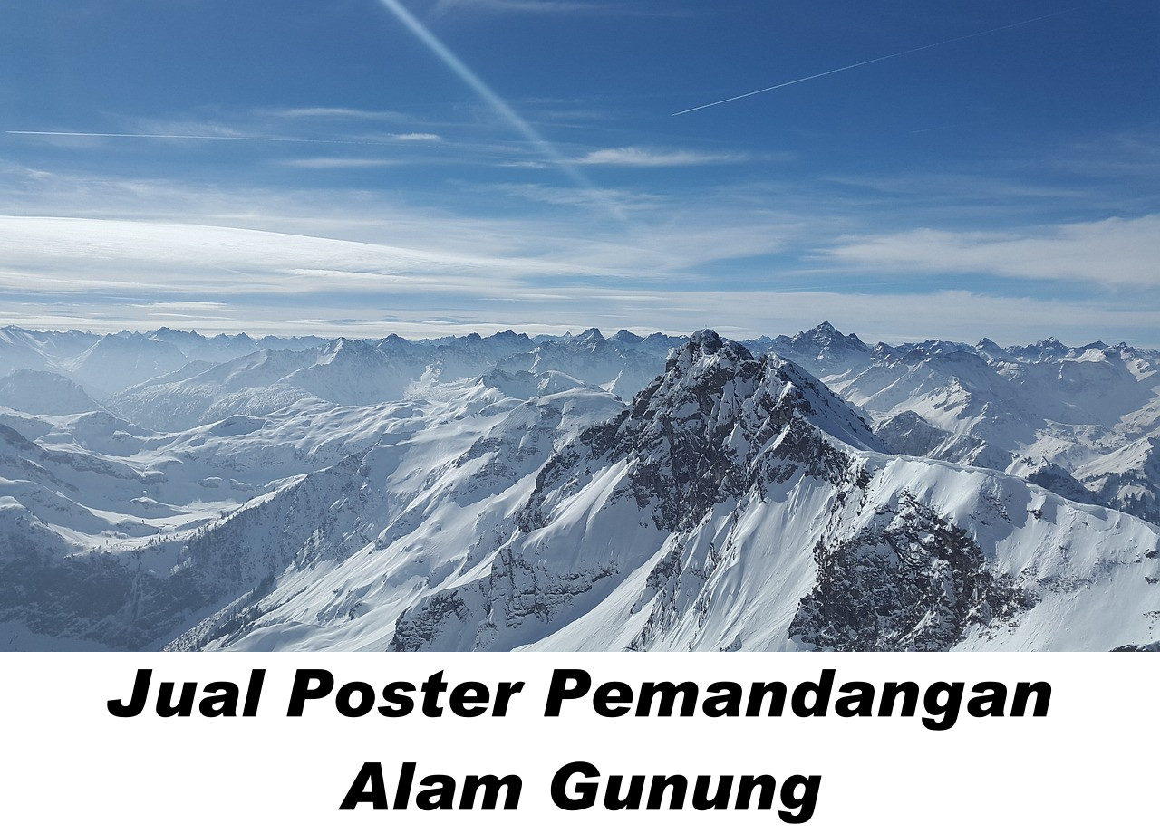 Poster Pemandangan Alam Gunung Untuk Dekorasi Ruangan - Juragan Poster