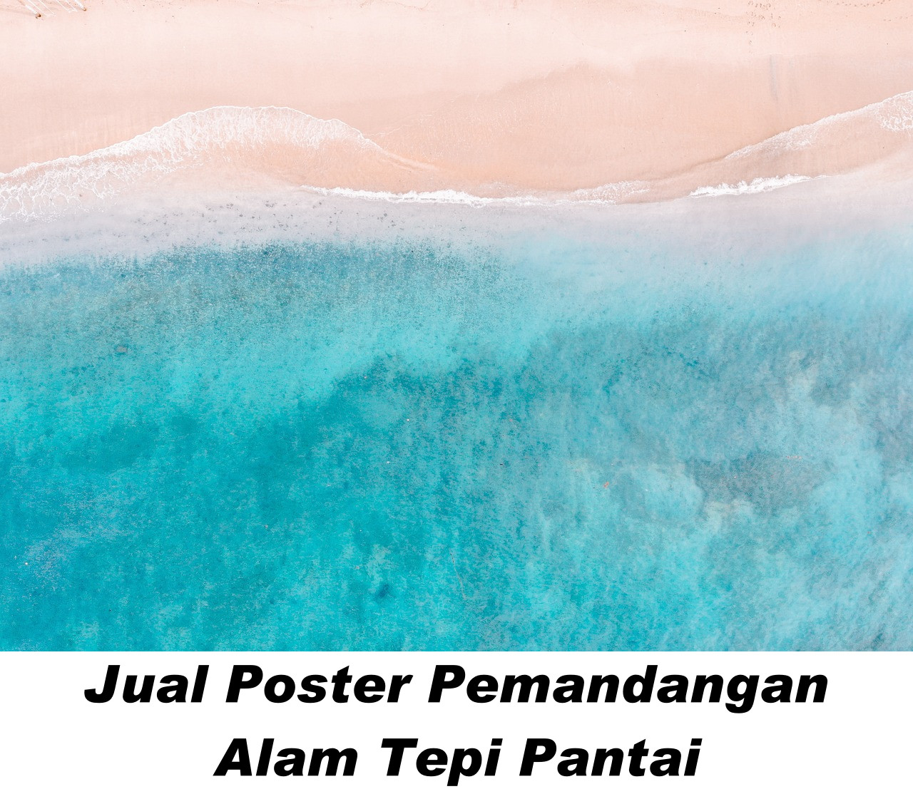 Poster Pemandangan Alam Tepi Pantai Untuk Dekorasi Ruangan - Juragan Poster