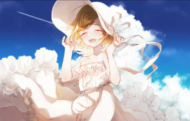 Cloud Girl Sky Anime Original APC - Juragan Poster
