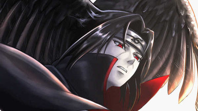 Itachi Uchiha Sharingan (Naruto) Wings Naruto Naruto APCA - Juragan Poster
