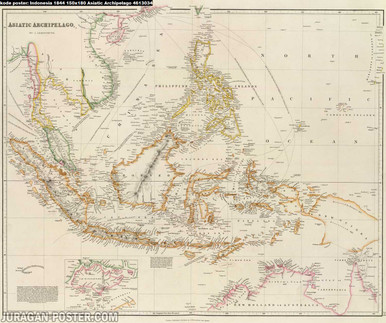 peta indonesia kuno tahun 1844